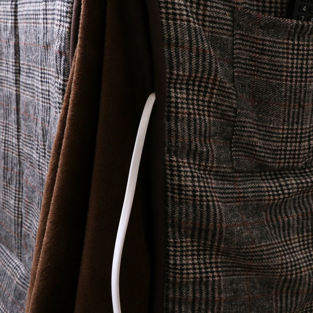 約235×275cm （ツイード生地チェック柄 ハイタイプこたつ掛け布団）【長方形・大】 ディノスANAmall店