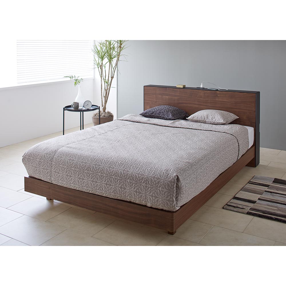 ダブル幅143cm（Geolus/ジオラス 引き出しラック付ベッド 国産両面仕様ポケットコイルマットレス） ディノスANAmall店