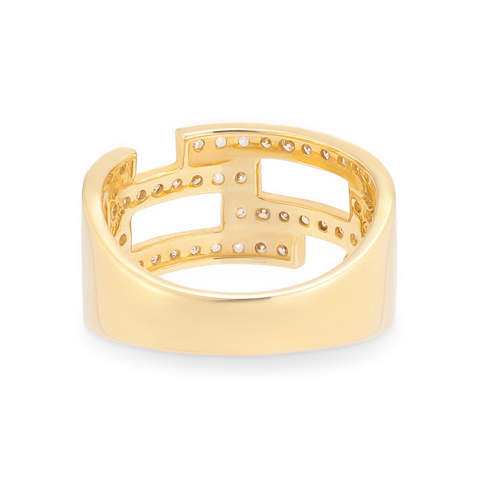 K18 0.5ctダイヤ デザイン リング ディノスANAmall店