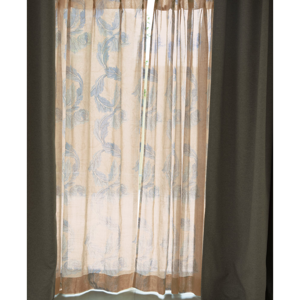 ≪約幅100丈198cm（1枚）≫ モリスデザインスタジオ レースカーテン ディノスANAmall店