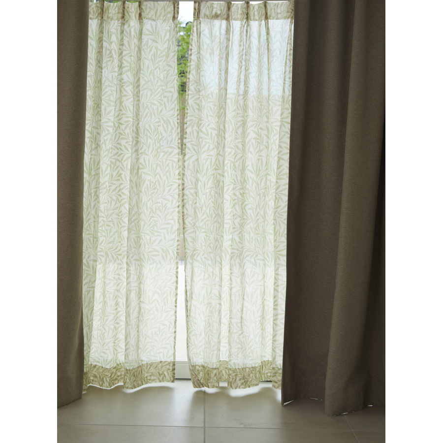 ≪約幅100丈198cm（1枚）≫ モリスデザインスタジオ レースカーテン ディノスANAmall店