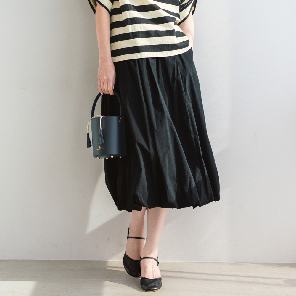 ストレッチタフタ バルーン スカート 通販 - ディノス