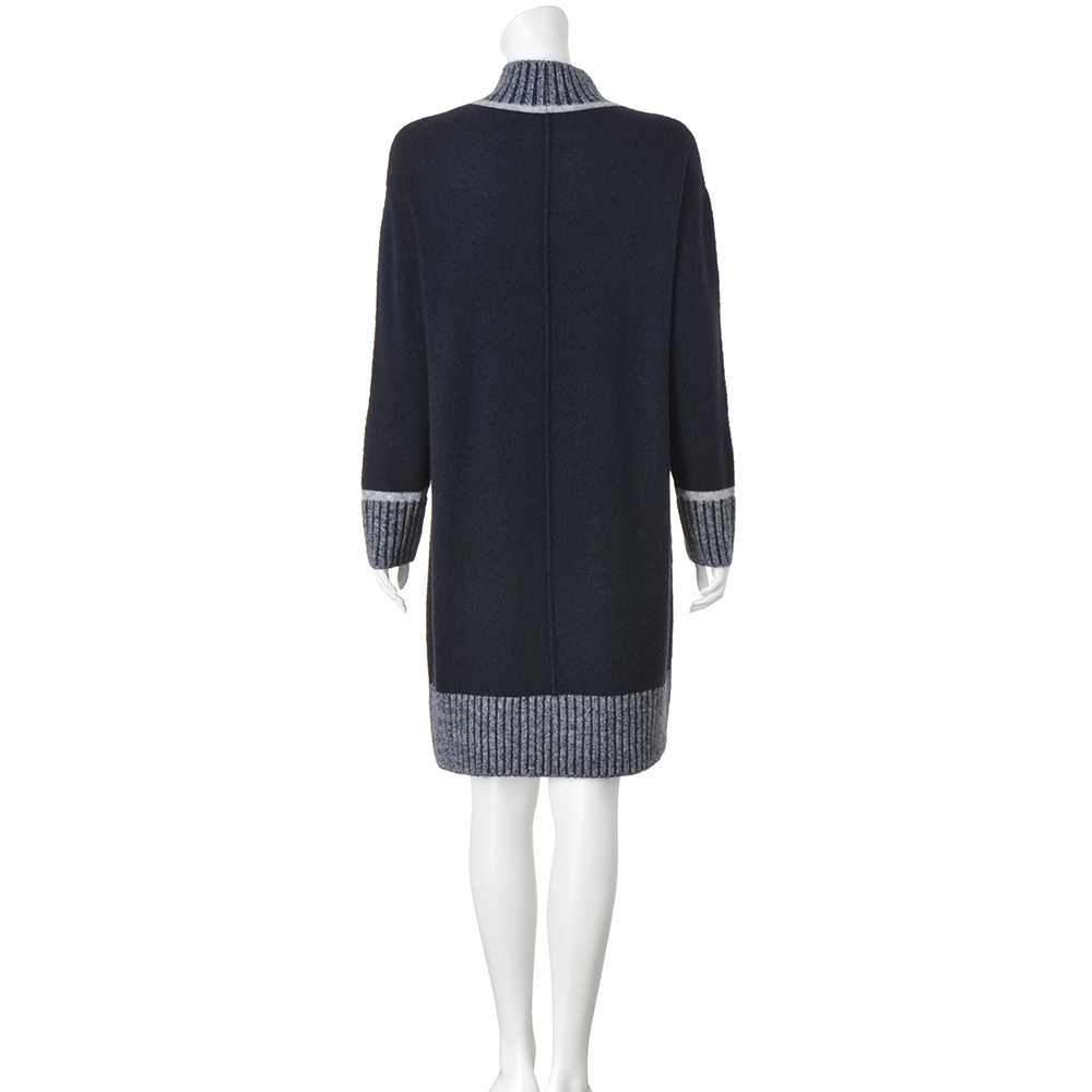 ロゴジャカードニット ハイネック ワンピース ディノスANAmall店