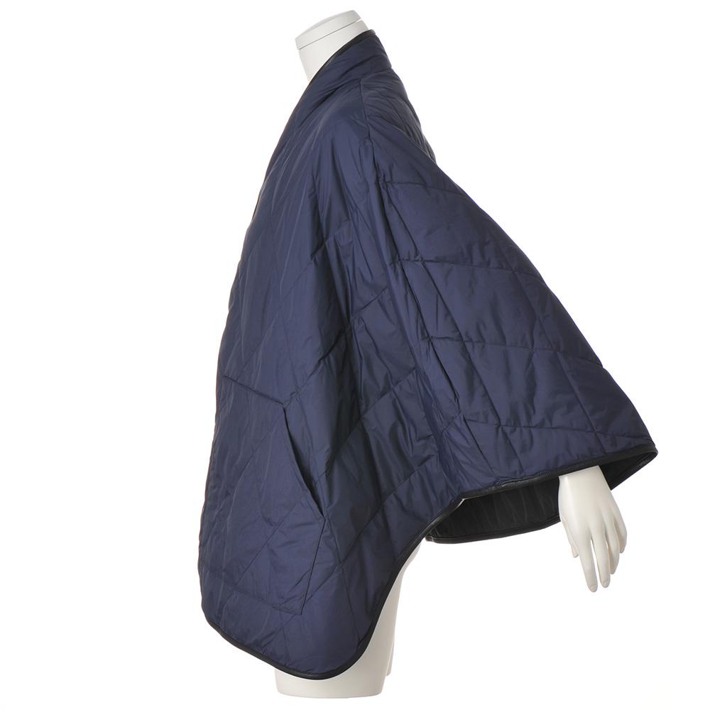 はっ水 リバーシブル アップサイクルダウン ケープ ディノスANAmall店