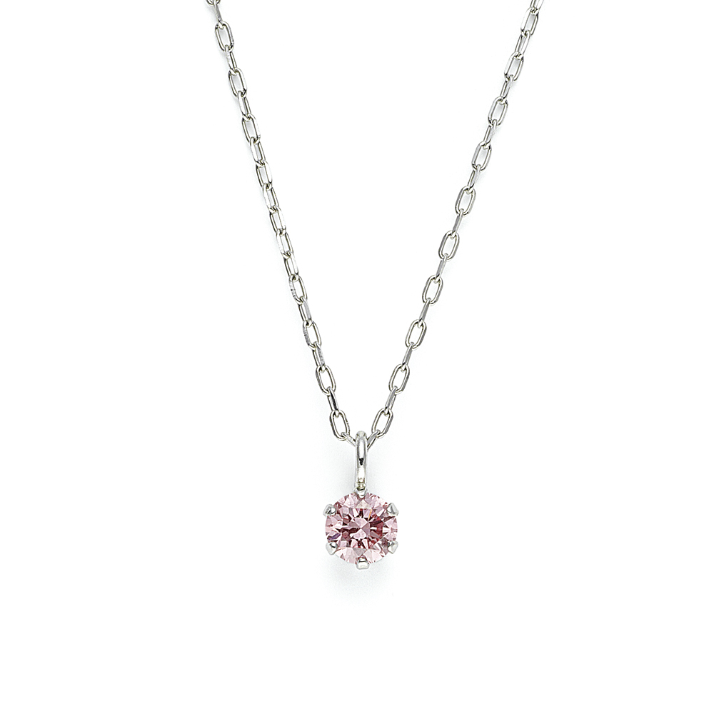 EMMA/エマ Pt 0.1ctラボグロウンピンクダイヤ ペンダント 通販 - ディノス