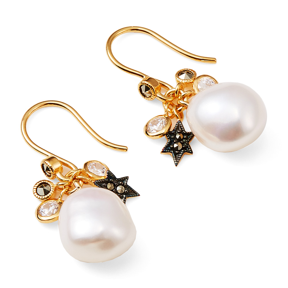 FATRAS/ファトラ 星 パール ピアス 通販 - ディノス