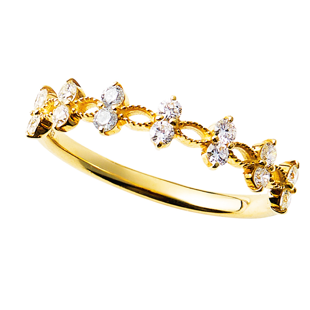 Pt/K18 0.3ctダイヤ リング 通販 - ディノス