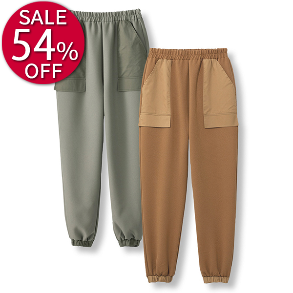 SO SOON/ソースーン 異素材切り替え ジョグパンツ ディノスANAmall店